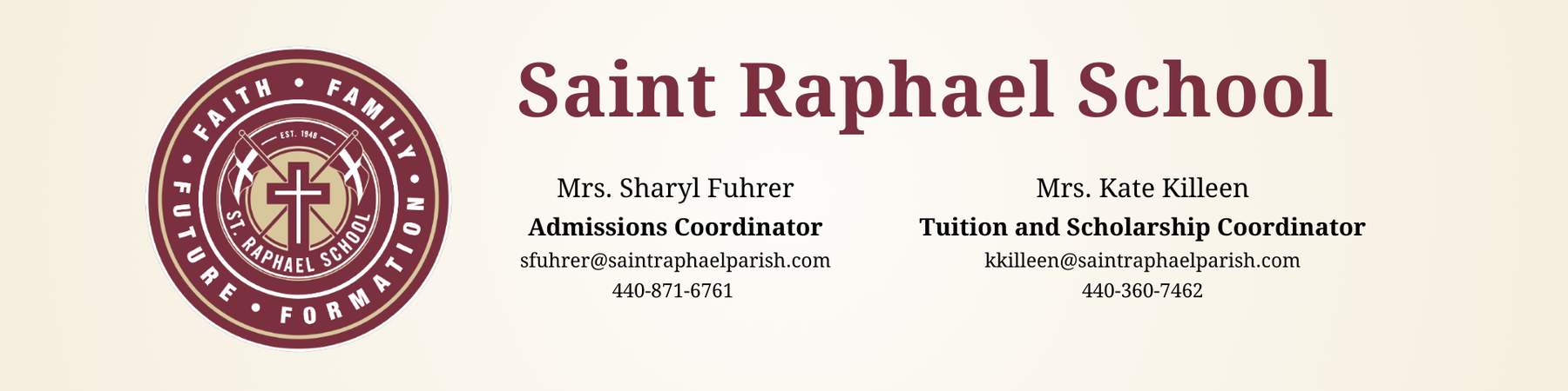St. Raphael School - Admissions Process